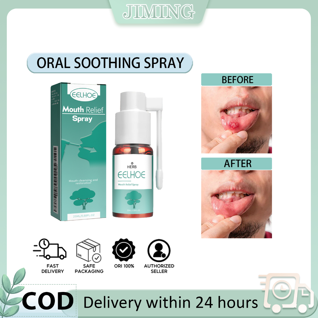 EELHOE Oral spray oral ulcer spray relieves mouth ulcers periodontal ...