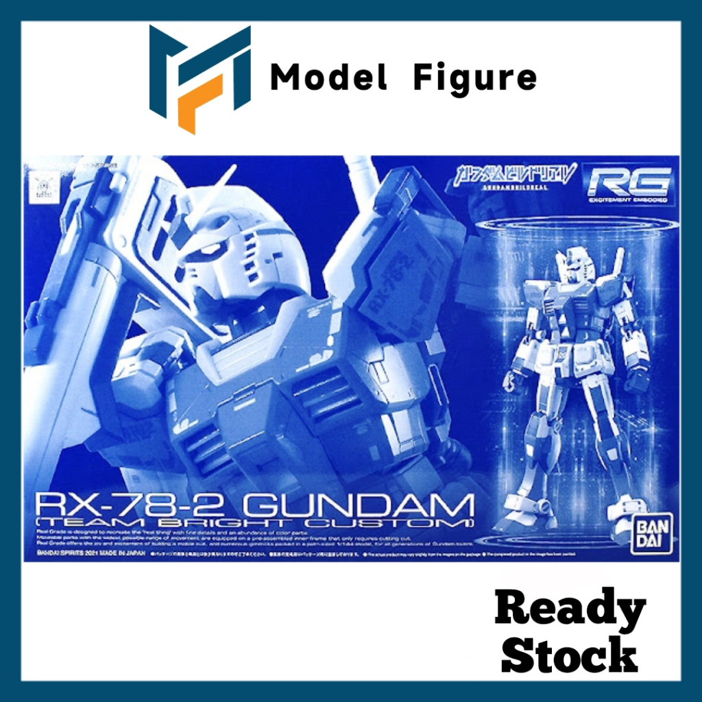 Bandai 万代 - P-Bandai PB RG 1/144 RX-78-2 Gundam ( Team Bright Custom ...