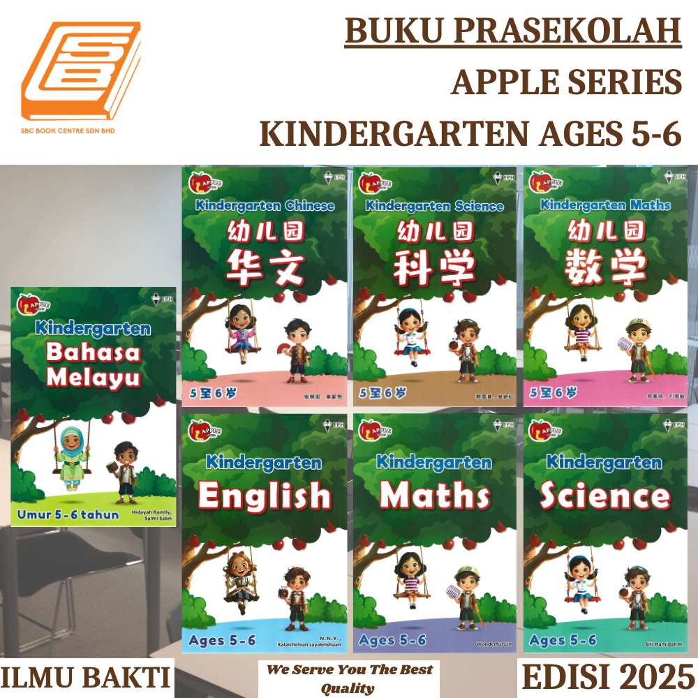 [SBCB] Buku Prasekolah : Apple Series Kindergarten Age 5-6 ( EPH ) | Shopee Malaysia