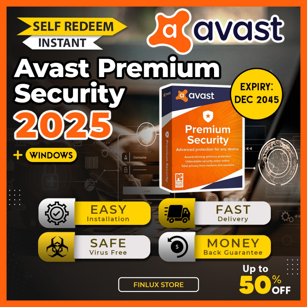 [SELF REDEEM] EXP 2045 (20 Years) Avast Antivirus Premium Security 2025 ...