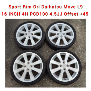 Sport Rim Ori Daihatsu Move L9 16 Inch 4H PCD100 4.5JJ Offset +45 For ...