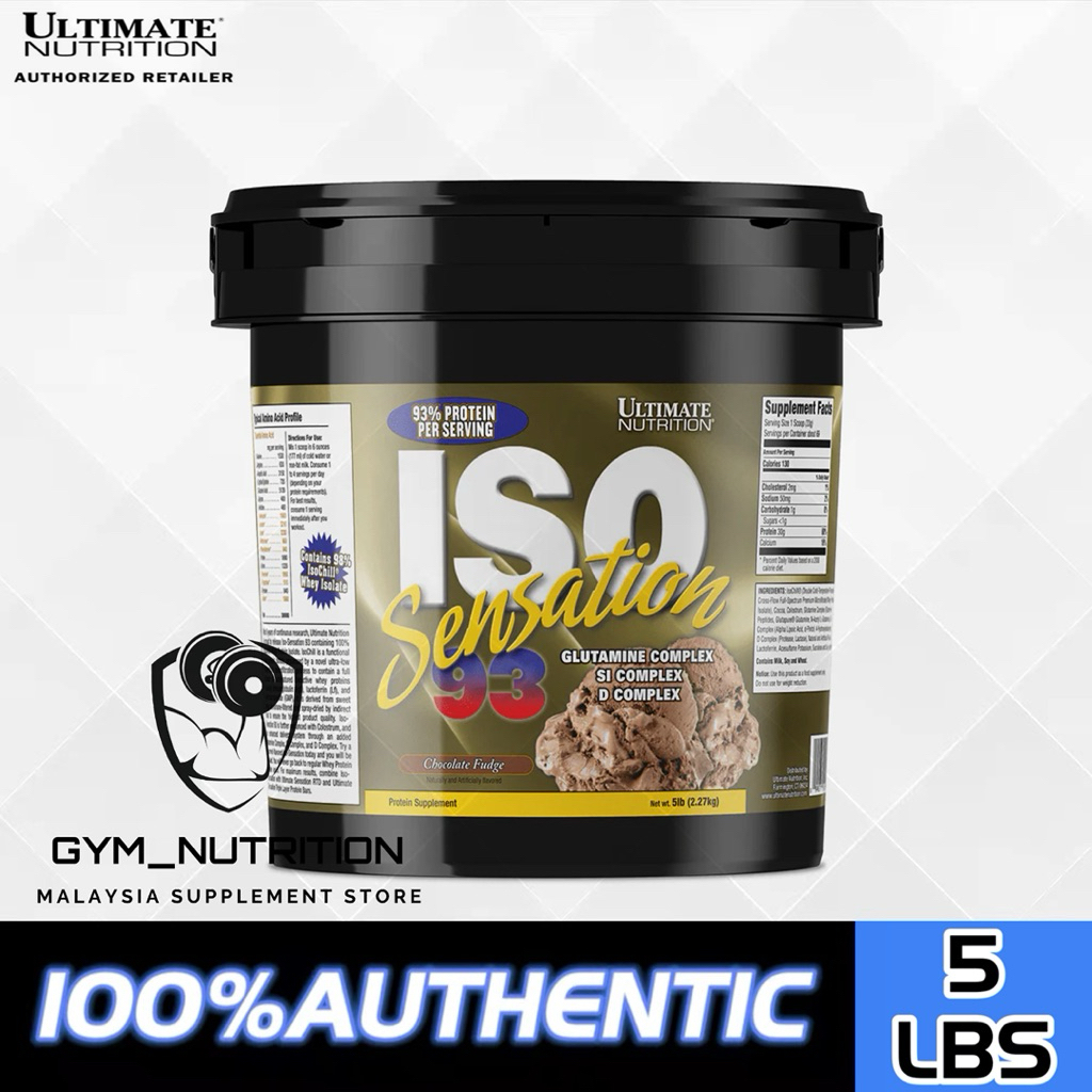 Ultimate Nutrition ISO Sensation 93 [2/5LBS] ultimate nutrition,whey ...