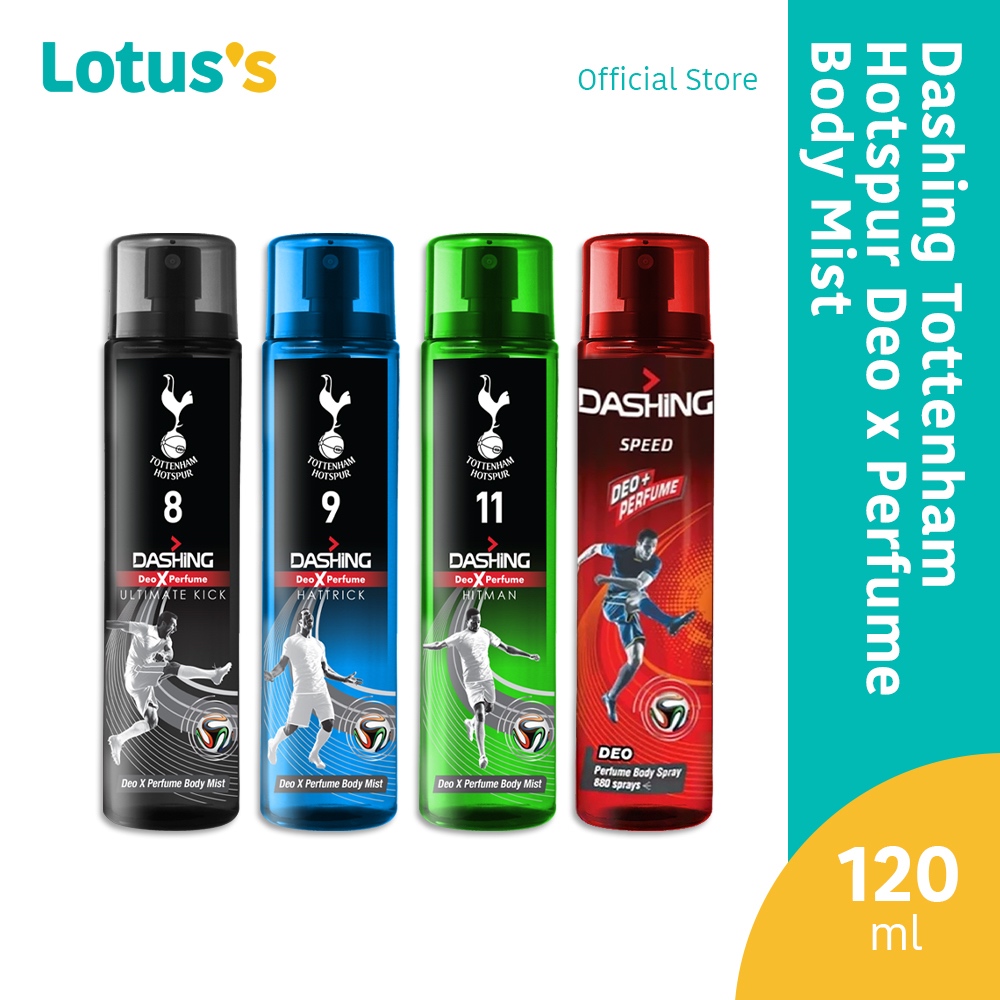 Dashing Tottenham Hotspur Deo x Perfume Body Mist (120ml) | Shopee Malaysia