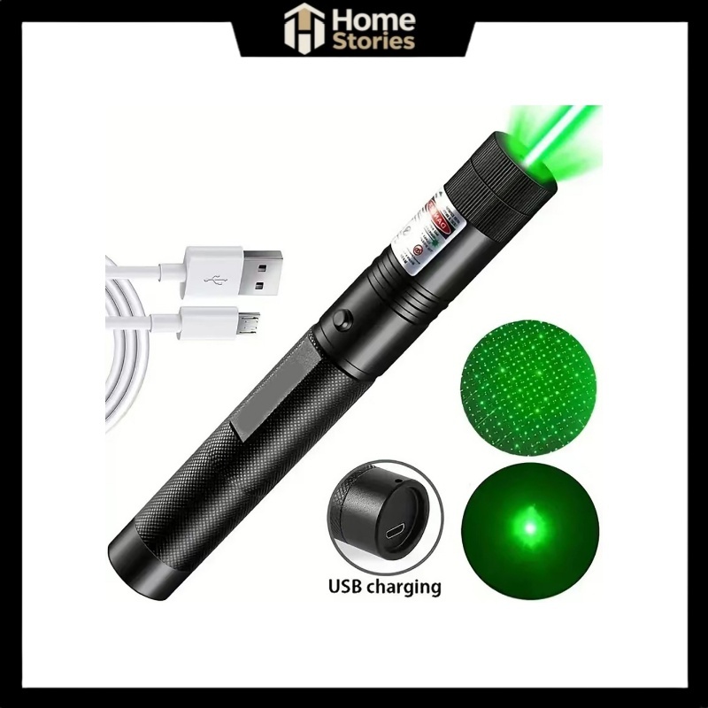 532NM 5MW 303 Green Laser Pointer Laser Pen Rechargeable Visible Beam ...