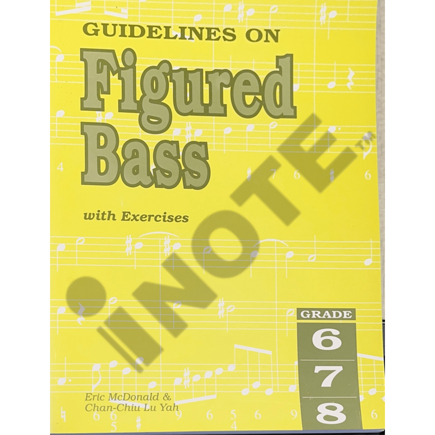 Rhythm MP Guidelines on Figured Bass with Exercises Grade 6-8 Music ...