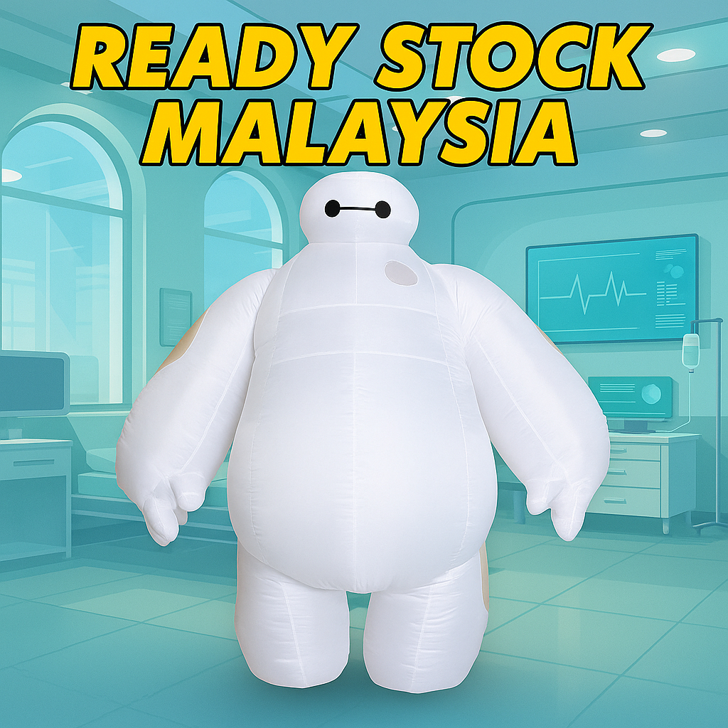 (Ready Stock) Baymax Inflatable Costume – Big Hero 6 Mascot Cosplay for ...