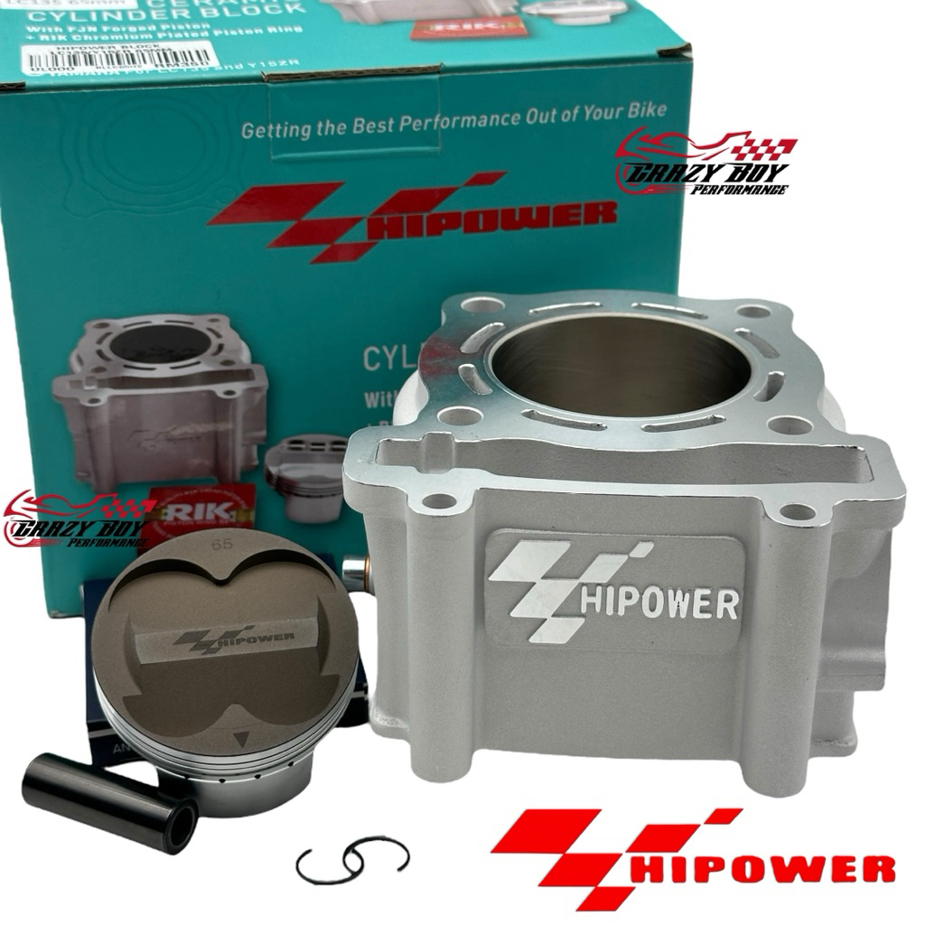 HIPOWER RACING CERAMIC BLOCK LC135 Y15ZR 63MM 65MM 68MM 70MM 72MM GEN2 ...