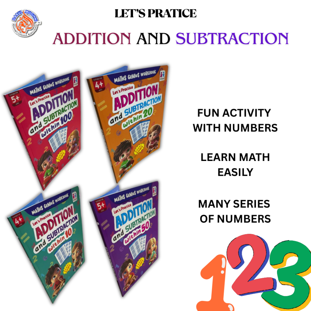 Book - ADDITION AND SUBTRACTION - Exercise Book - Learning Book ...