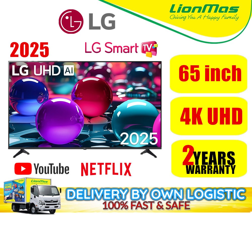 Lg 65" 4K UHD Ai Smart TV with Magic Remote 65UA7350PSB 2025 UA73 LED ...