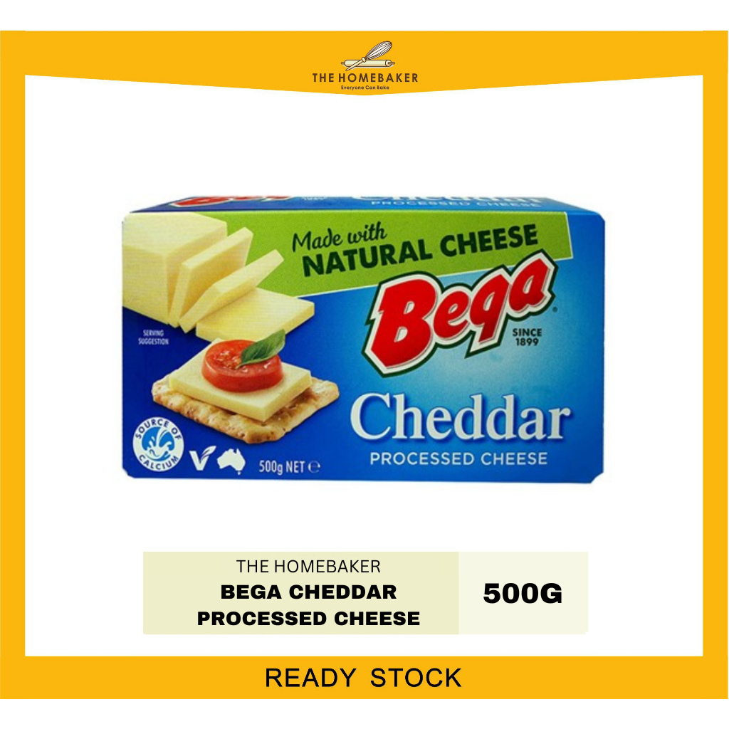 BEGA CHEDDAR PROCESSED CHEESE 500G - HOME BAKER MALAYSIA | Shopee Malaysia