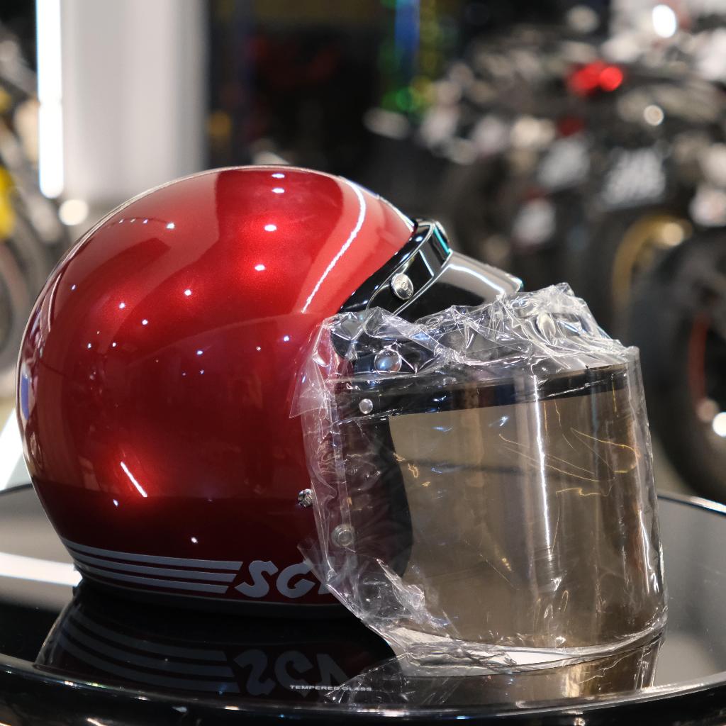 ORIGINAL SGV 99 Helmet SGV Topi Keledar SGV (3 BUTTON ) Open Face Size ...
