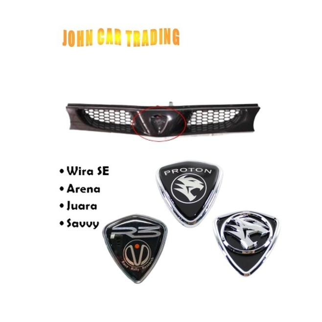 Proton Wira Se Front Grille Depan Sarung Logo Wira Satria Putra Arena ...
