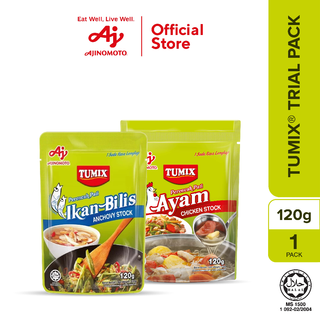 TUMIX® Trial Pack (TUMIX Chicken 120g + TUMIX Anchovy 120g) | Shopee ...
