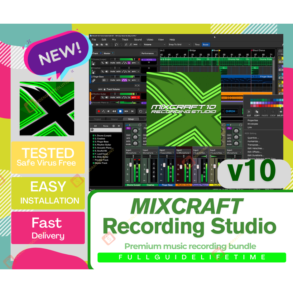 Acoustica Mixcraft Recording v10.6 Studio Pro | [For Windows] FullVer ...