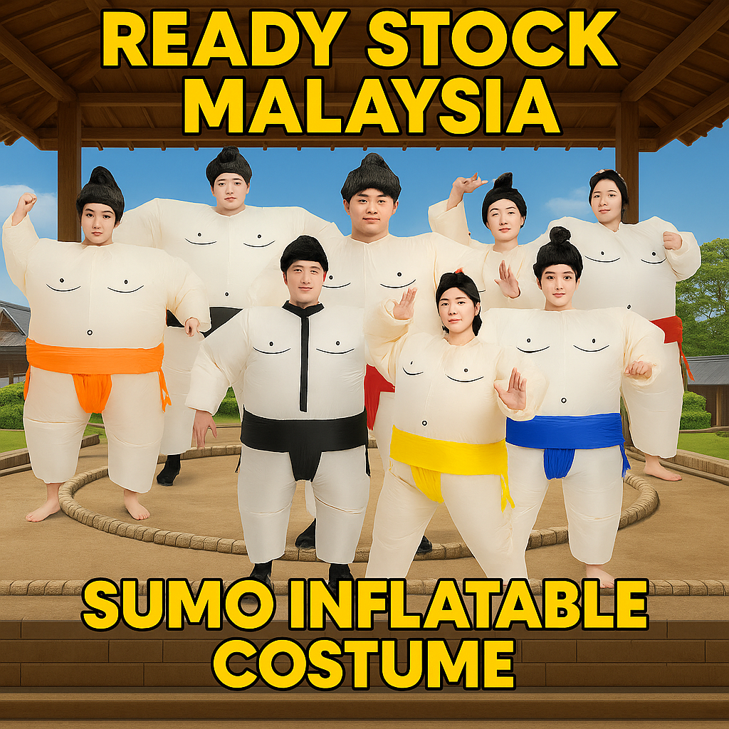 (Ready Stock) Inflatable Sumo Costume Funny Japan Cosplay Outfit for ...