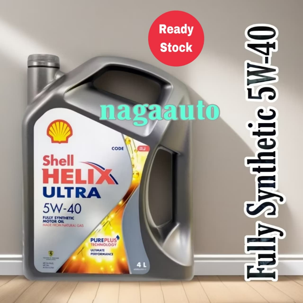 Shell Helix Ultra 5W40 Fully Synthetic Engine Oil (4 Liter) HongKong ...