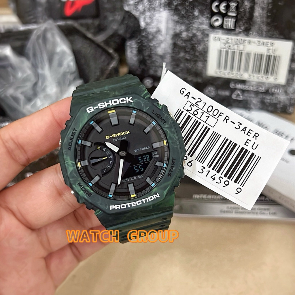 G SHOCK TMJ GA-2100 Series GA-2100FR-3A / GA-2100FR-3 / GA-2100FR / GA ...