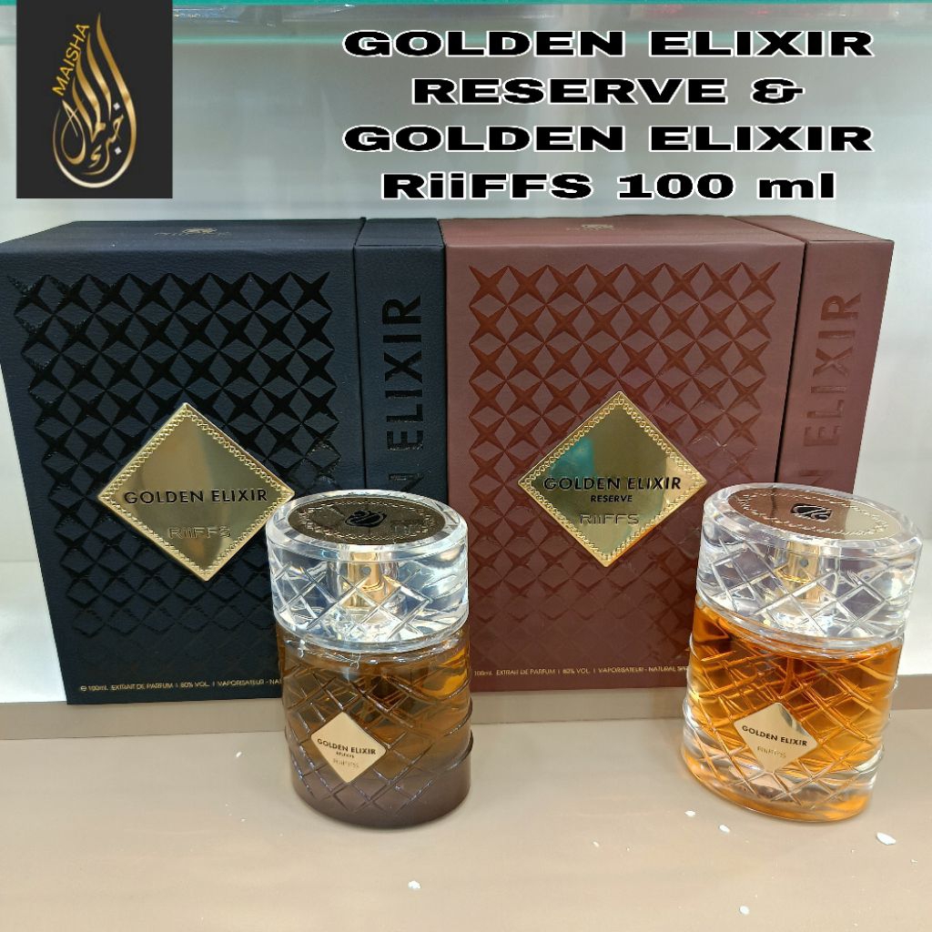 GOLDEN ELIXIR RESERVE & GOLDEN ELIXIRRiiFFS EDP Extrait De Parfum for ...