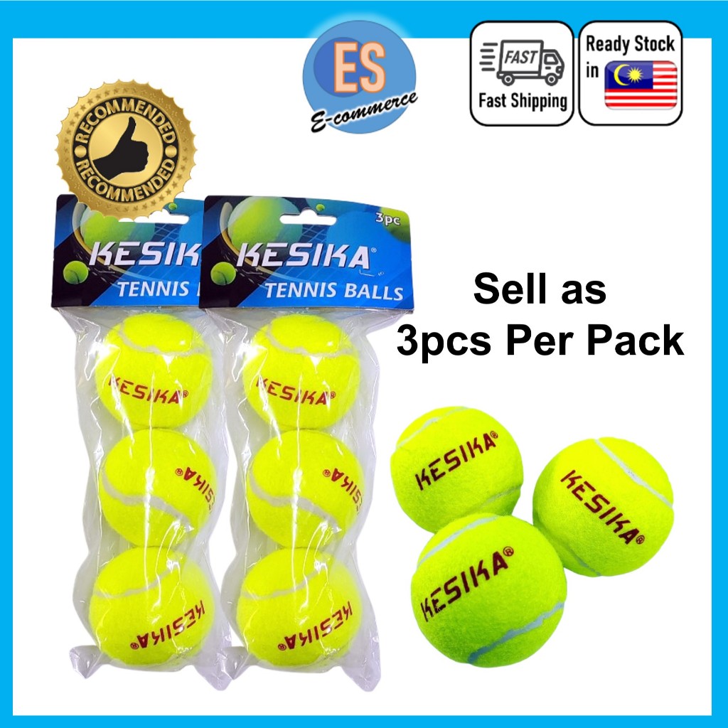 Kesika Tennis Ball 3pcs Outdoor Activity Bola Tennis, Kids play toys ...
