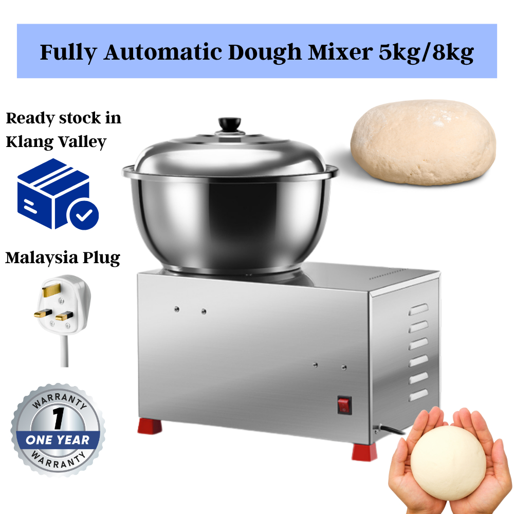 Commercial Fully Automatic Dough Doh Mixer: Flour Mixing Machine with 5 ...