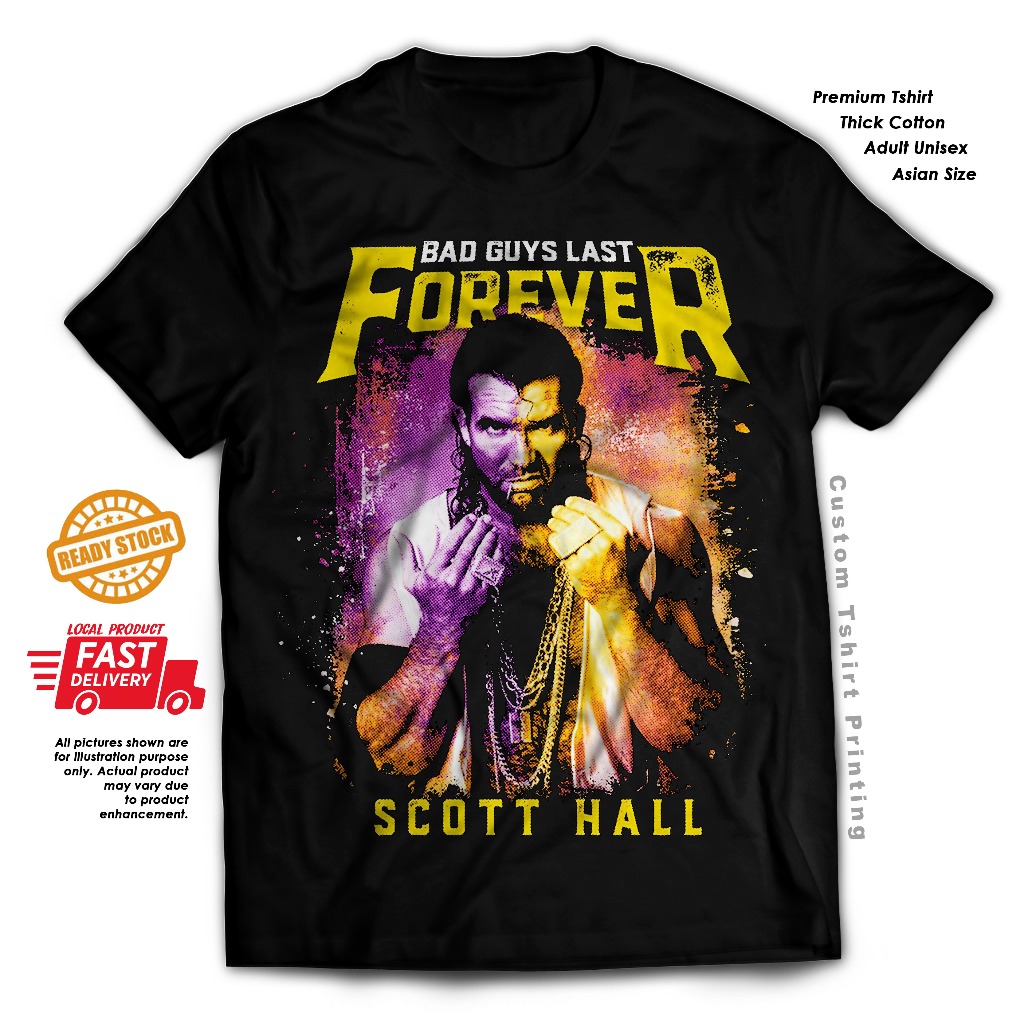 Razor Ramon wcw Scott Hall nWo wwe cotton tshirt | Shopee Malaysia