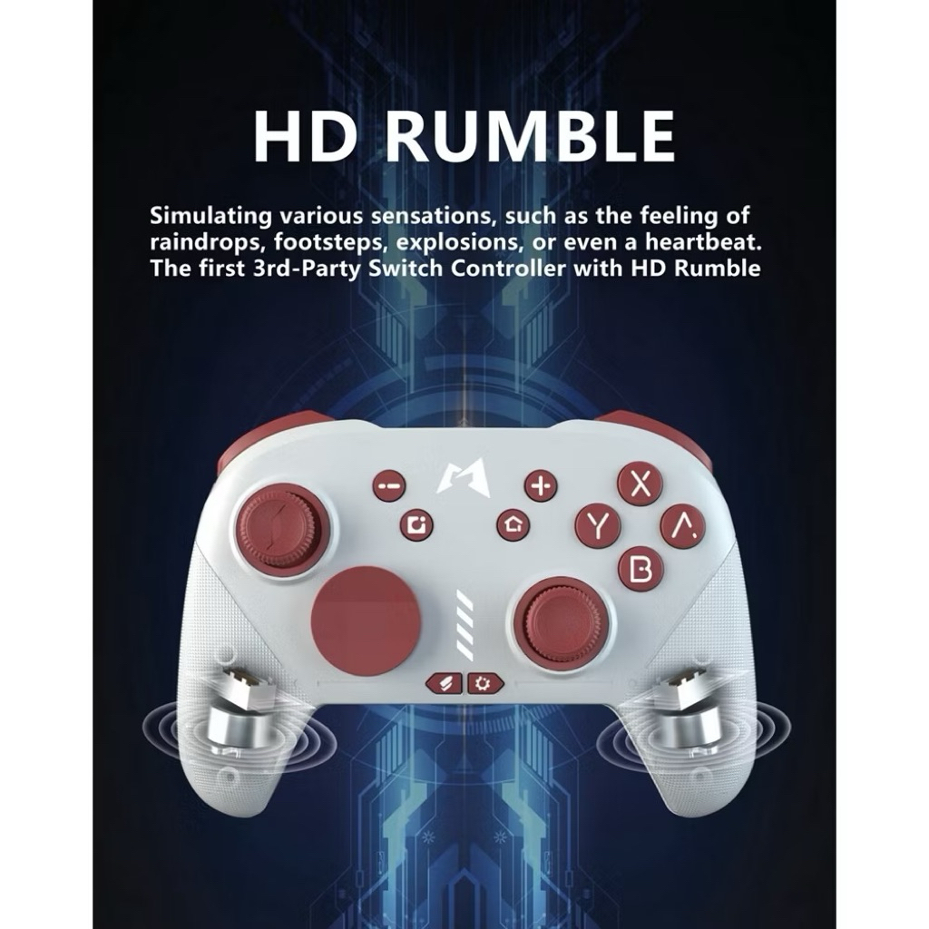 MOBAPAD CHITU HD Mechanical Controller Hall Effect Joysticks Wireless ...