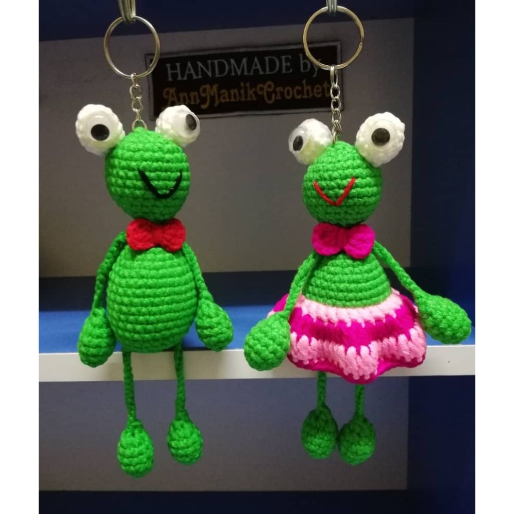 KEYCHAIN KATAK 🐸_amc🧶 | Shopee Malaysia