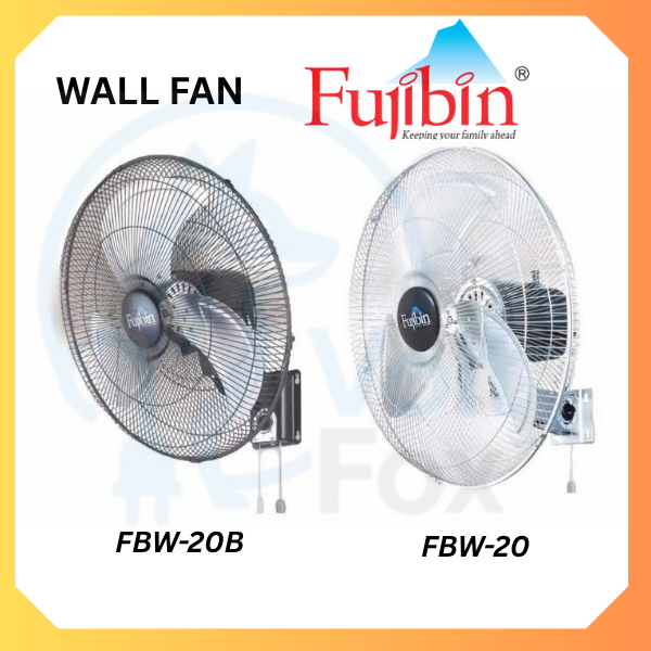 [Ready Stock] Original FUJIBIN INDUSTRIAL Wall Fan 20" Metal Fan FBW-20/FBW-20B Kipas Dinding ...