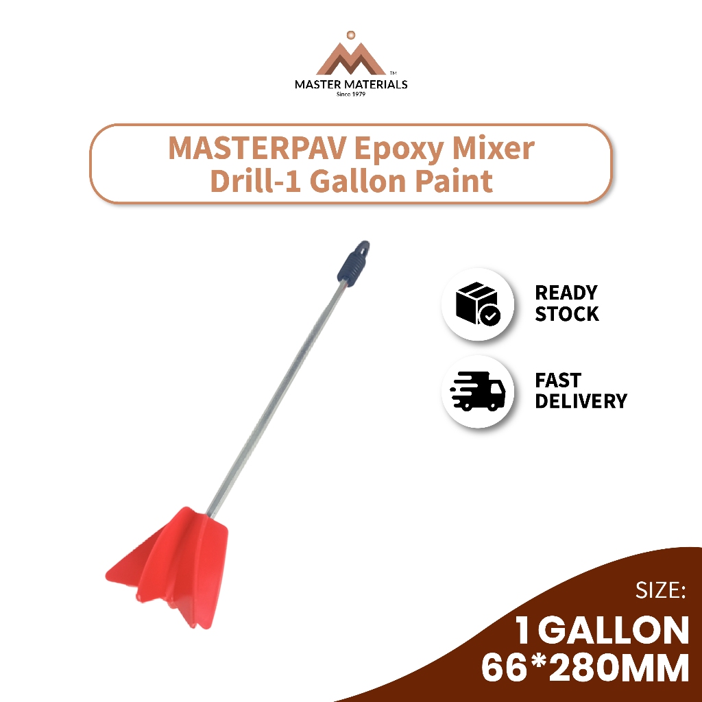 Master Material Epoxy Mixers Paddle Paint Mixer Hand Mixer | Shopee ...
