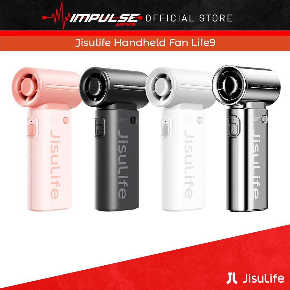 Jisulife Handheld Fan Life 9 (5000mAh) - Black/Grey/Pink/Silver ...