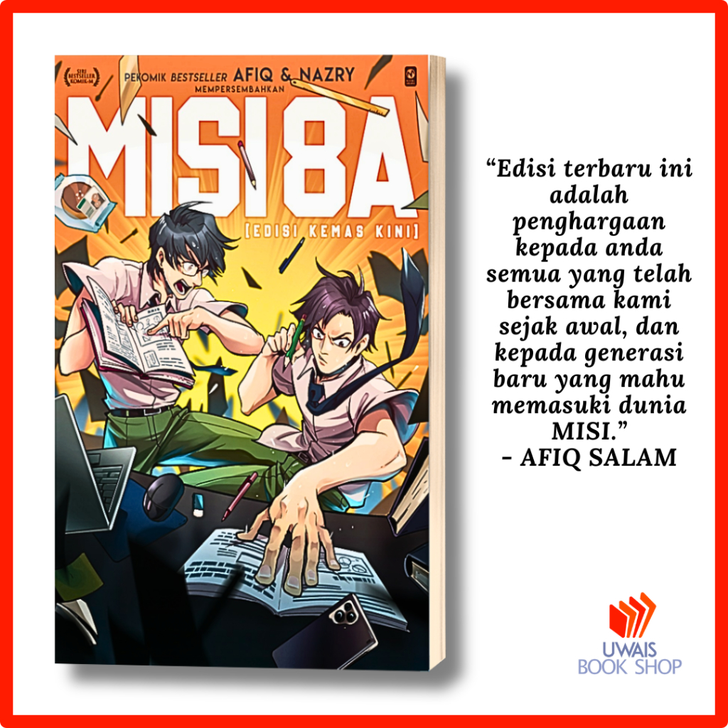 Komik-M: MISI 8A - Edisi Kemas Kini oleh Afiq Salam, Nazry Salam ...