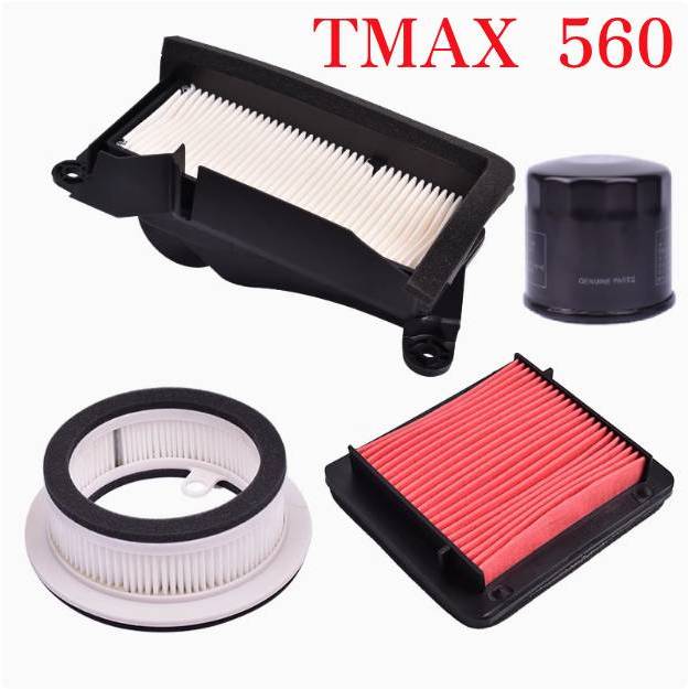 YAMAHA TMAX 560 OIL FILTER AIR FILTER CVT FILTER LEFT FILTER RIGHT ...