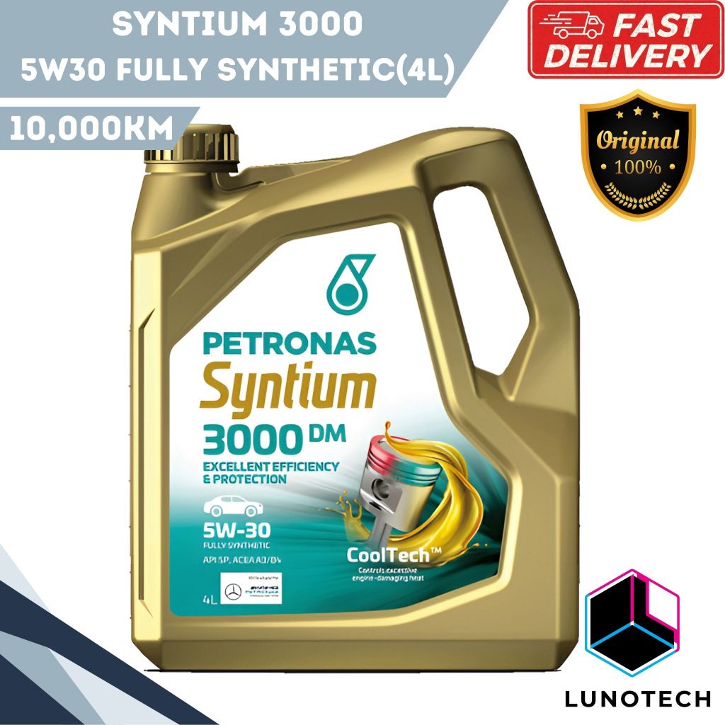 [ORIGINAL] Petronas 5W30 SYNTIUM 3000 DM MERCEDES AMG Engine Oil Fully ...