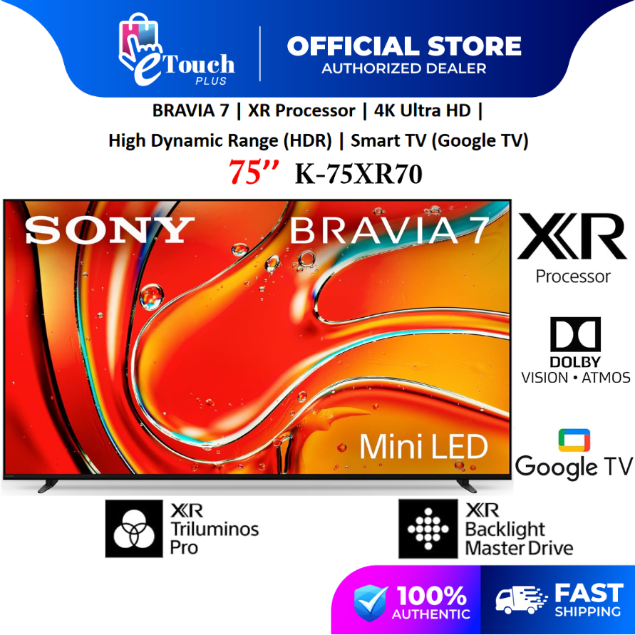 Sony BRAVIA 7 K-65XR70 K-75XR70 XR70 TV Mini LED QLED 4K Ultra HD 120Hz ...