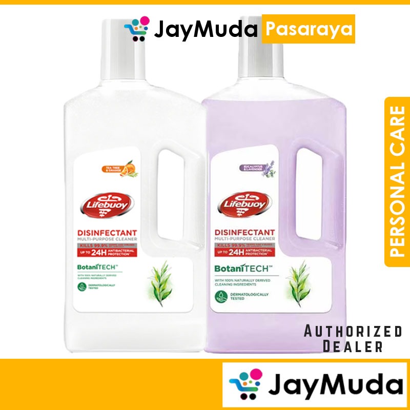 Lifebuoy Disinfectant Multi Purpose Cleaner 1L Lavender Orange Tea Tree Kills 99.99% Germs ...