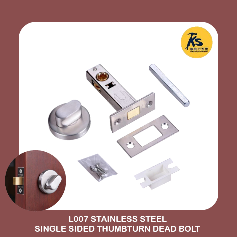 SUS 304 L007 Single Sided Thumbturn Dead Bolt For Privary and Hidden ...