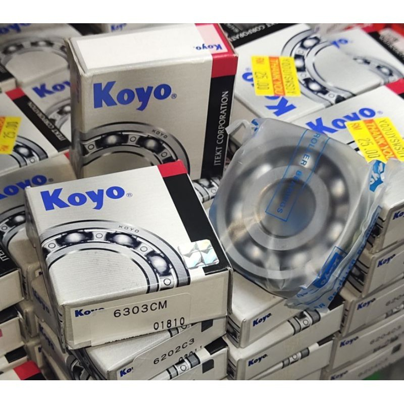 Koyo 6300, 6301, 6302, 6303, 6304, 6305 Open, 2RS, ZZ Deep Groove Ball Bearing Motor Bearing 100 ...