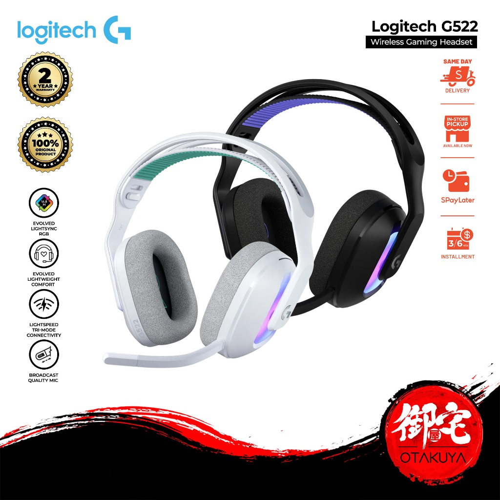 【12.25 SALE】Logitech G522 LIGHTSPEED Wireless RGB Gaming Headset (2 ...