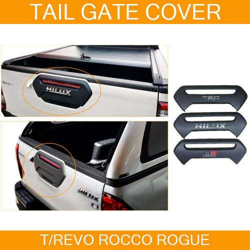 Toyota Hilux Revo Rocco Rogue 2015-2023 tailgate cover matt black tail ...