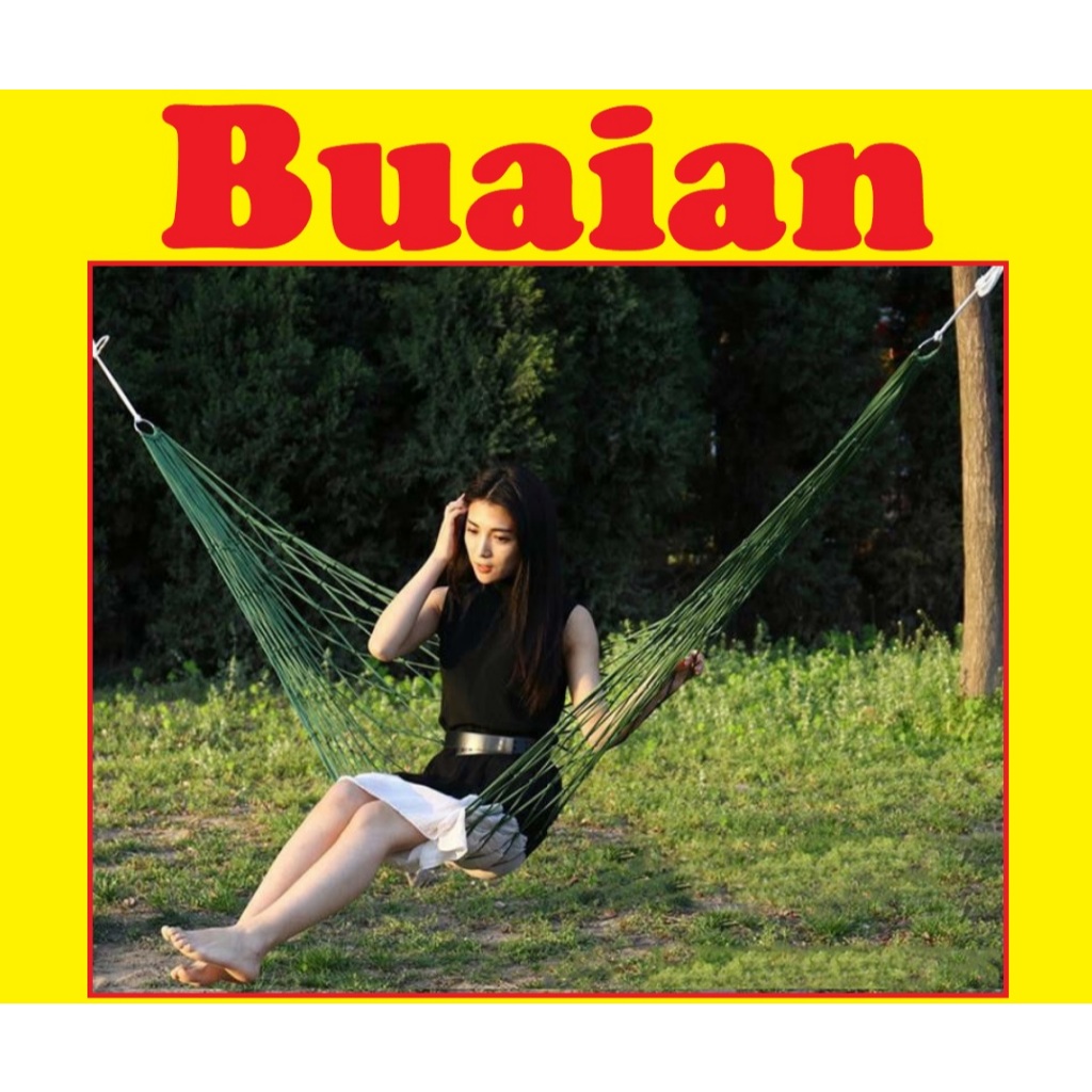 Katil Berayun Ayun Ayunan Buaian Jaring Gantung Tiang Pokok Hanging ...