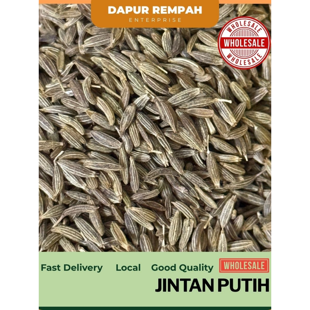 Jintan Putih | Cumin Seeds 孜然籽 | 100g / 500g / 1kg | Premium Rempah ...
