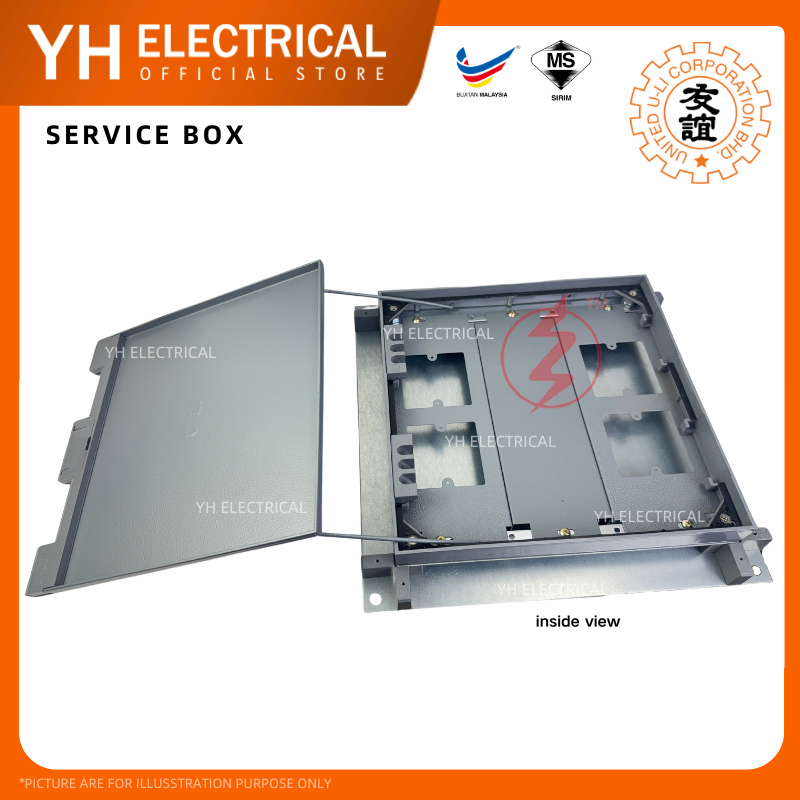 U-LI Underground Floor Service Outlet Box + 4 Sockets ( Underfloor ...