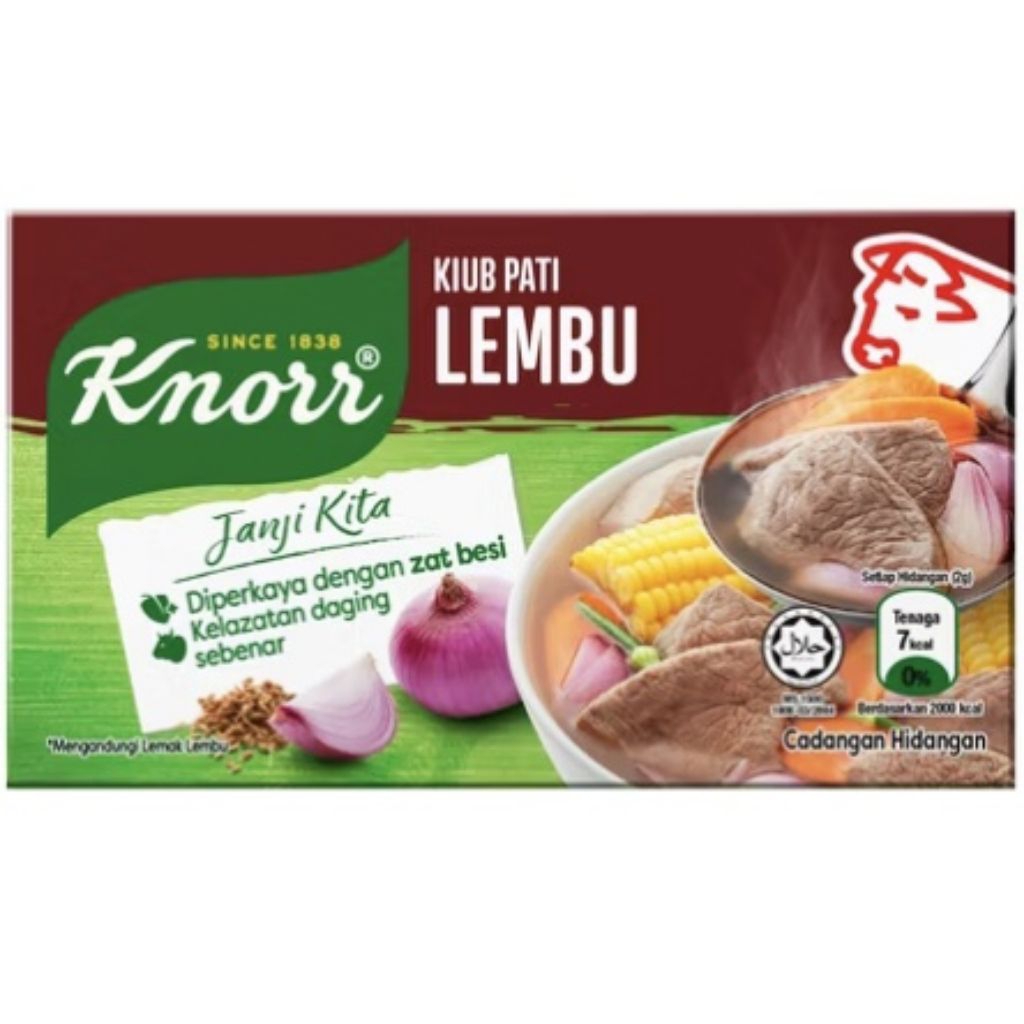 Knorr Kiub Pati Lembu, Beef Cube. 6 Cubes | Shopee Malaysia
