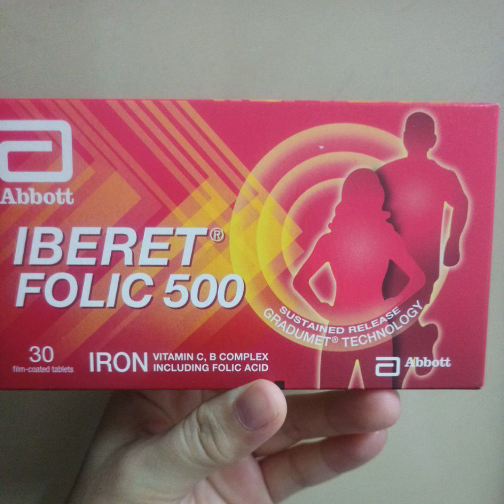 iberet folic 500_30 tablets (no box) | Shopee Malaysia