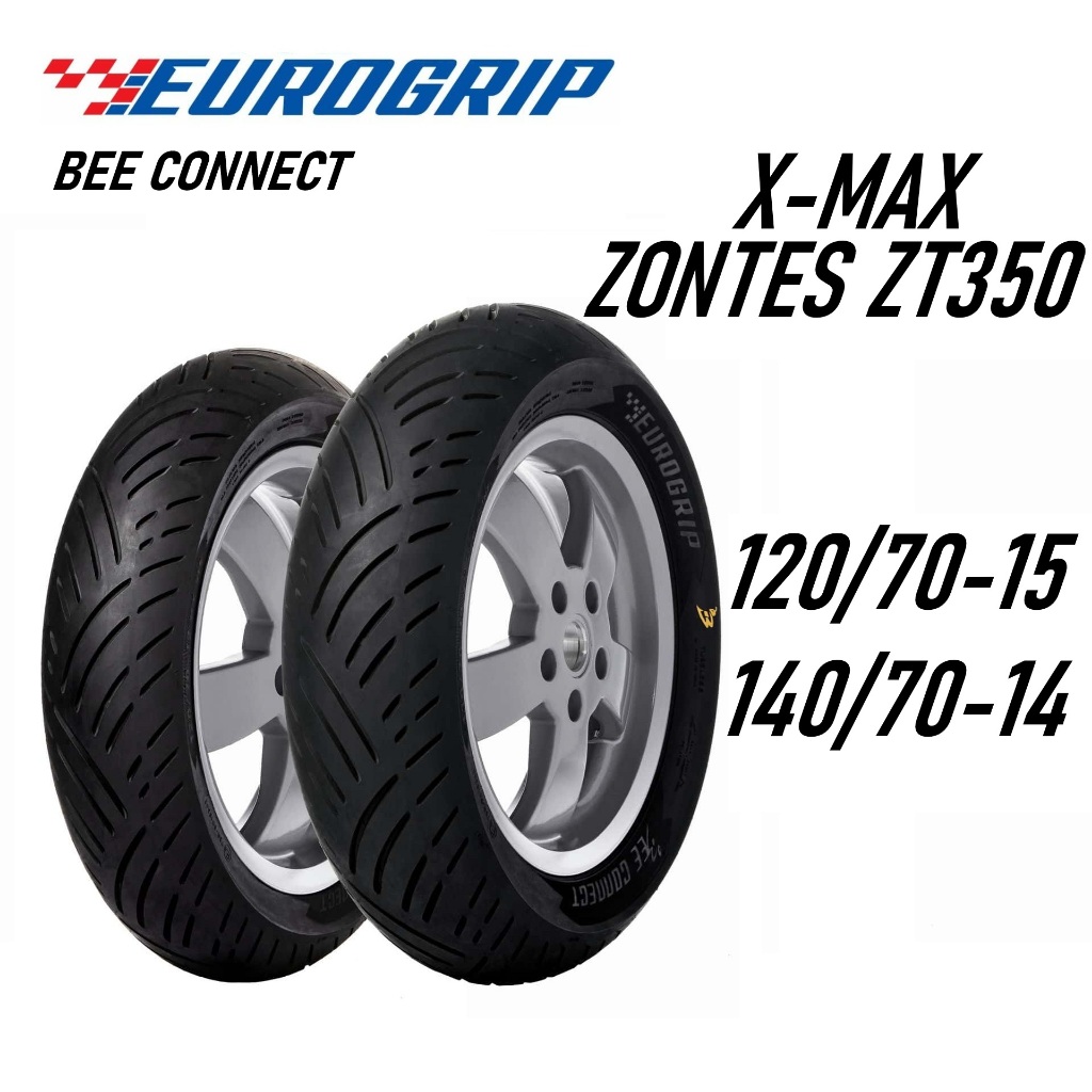 Eurogrip Tayar YAMAHA XMAX X-MAX ZONTES ZT350 Bee Connect Tyre 120/70 ...
