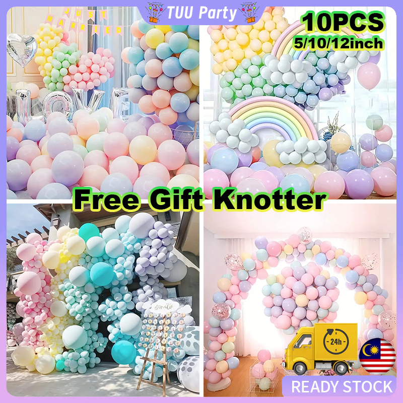 Belon Macaron【10Pcs】5/10/12In Latex Balloon Birthday Party Wedding Room ...
