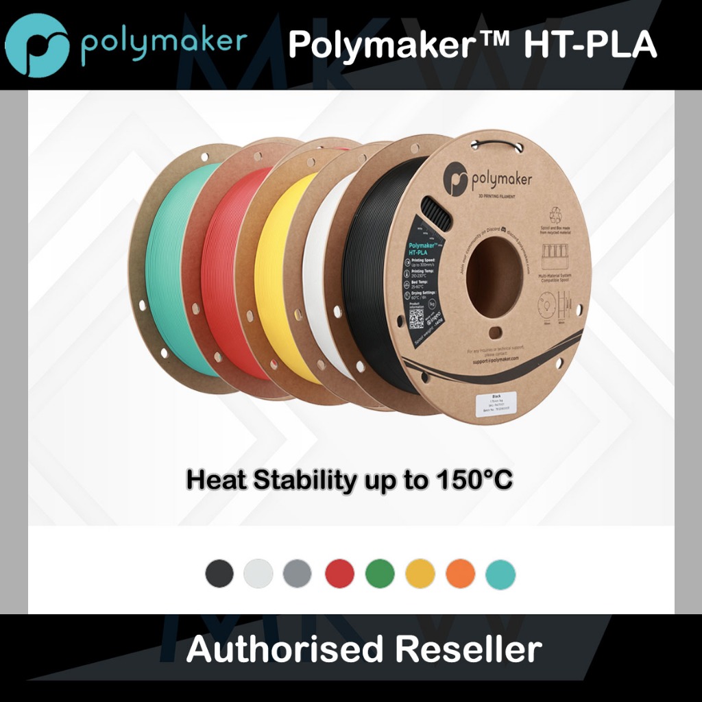 Polymaker HT-PLA Filaments | High Temperature PLA 1.75mm 1KG Solid ...