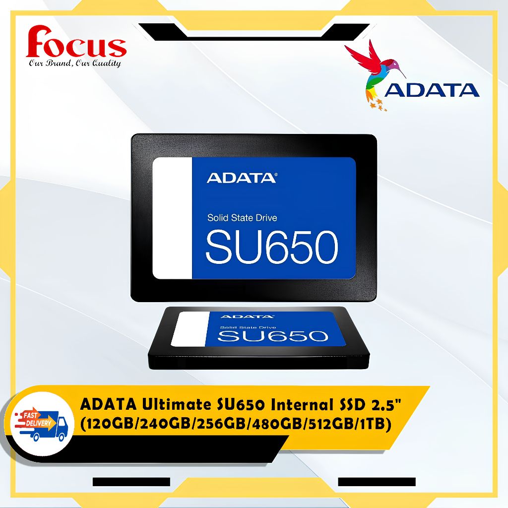 SSD ADATA Ultimate SU650 Internal SSD (2.5"/120GB/240GB/256GB/480GB ...