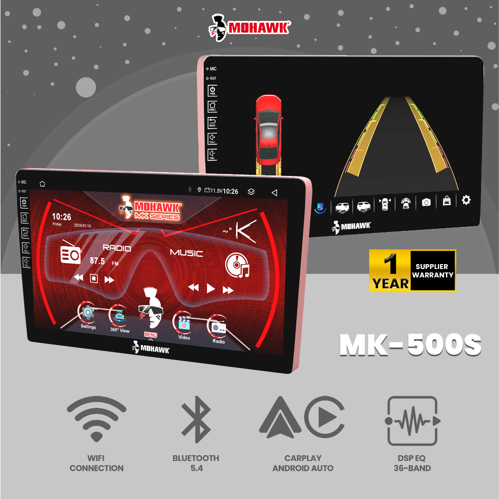 (360 Camera Support ) 4GB+64GB Mohawk MK Series Android Player | Shopee ...