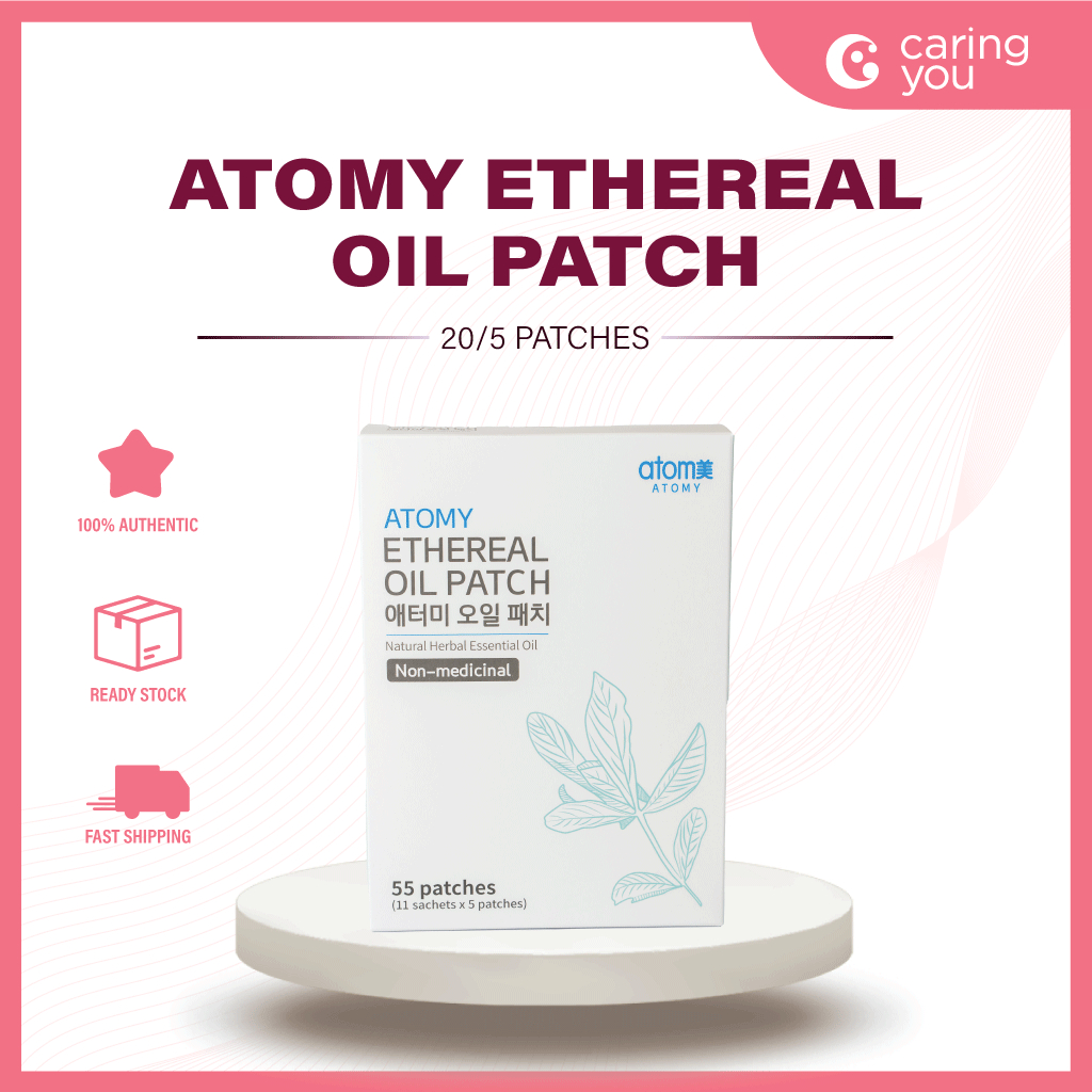 Atomy Ethereal Oil Patch 艾多美精油贴布 20patches /5patches Muscle Pain Relief ...